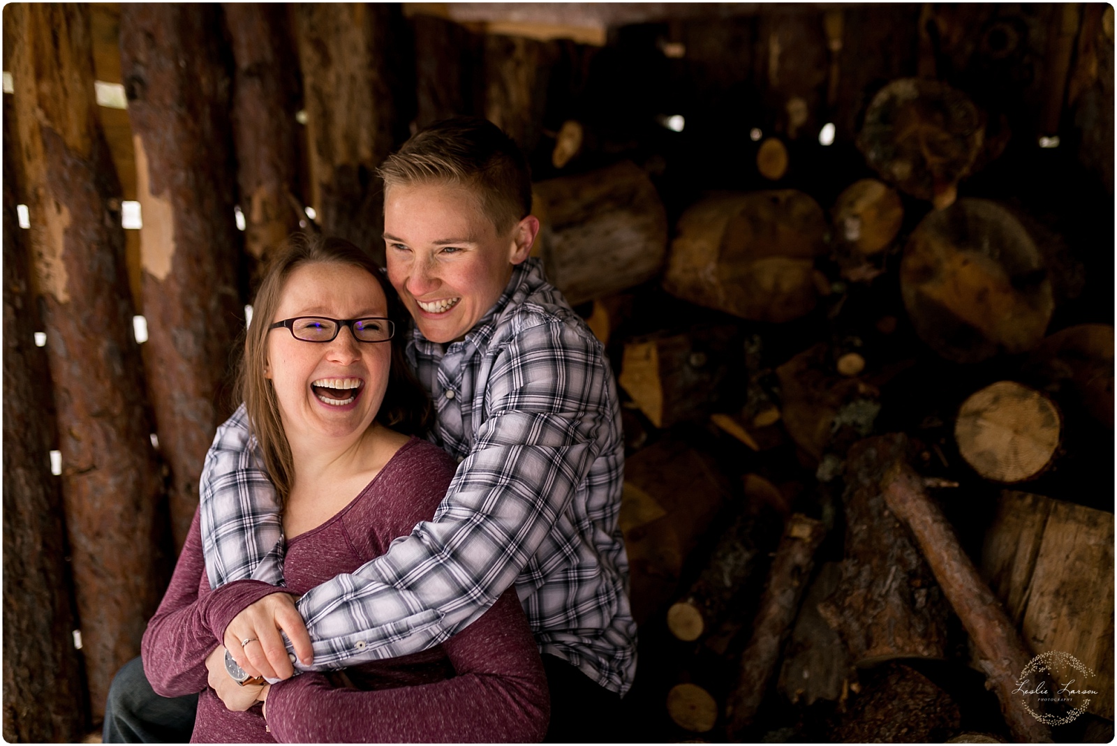 Hanson Tree Farm | Ramsey, MN | Engagement Session | Leslie Larson ...
