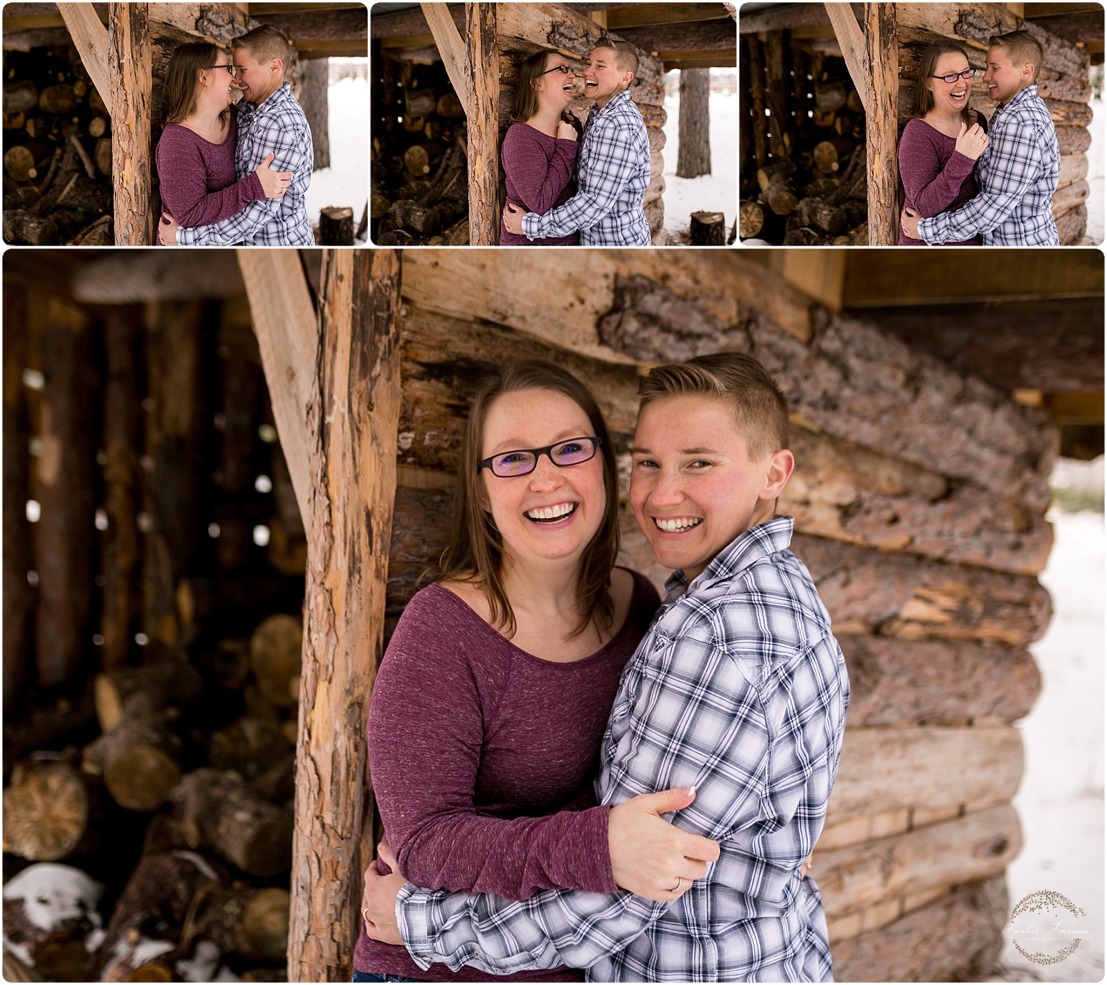 Hanson Tree Farm | Ramsey, MN | Engagement Session | Leslie Larson ...